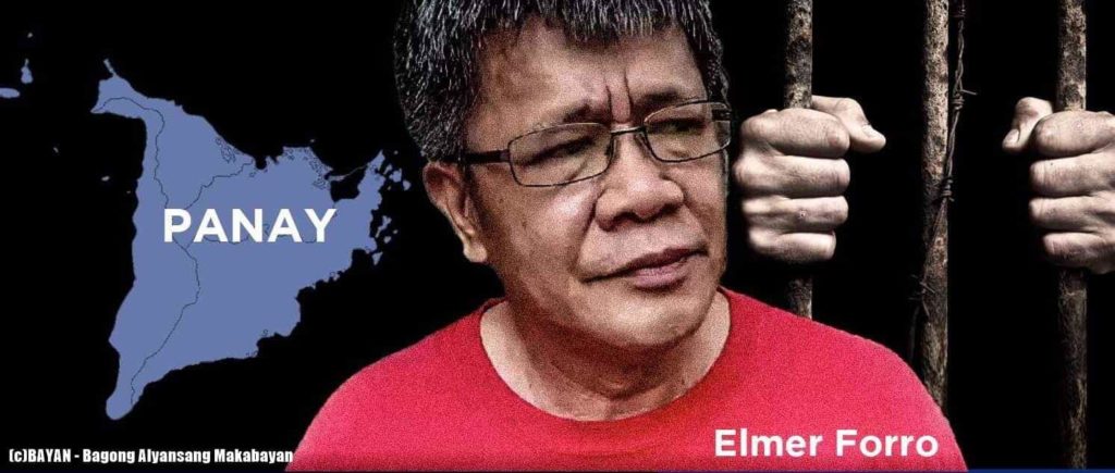 Bayan Panay Secretary General Elmer Forro, ginserbihan sang warrant of ...