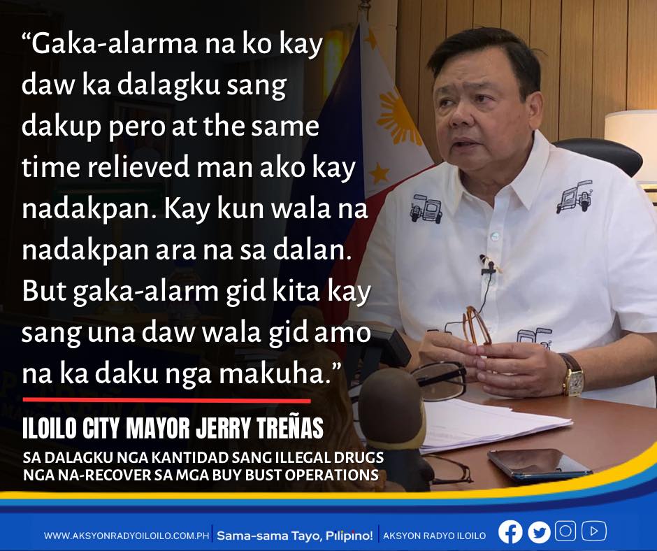 Iloilo City Mayor Jerry Treñas na-alarma sa dalagku nga recoveries sang ...